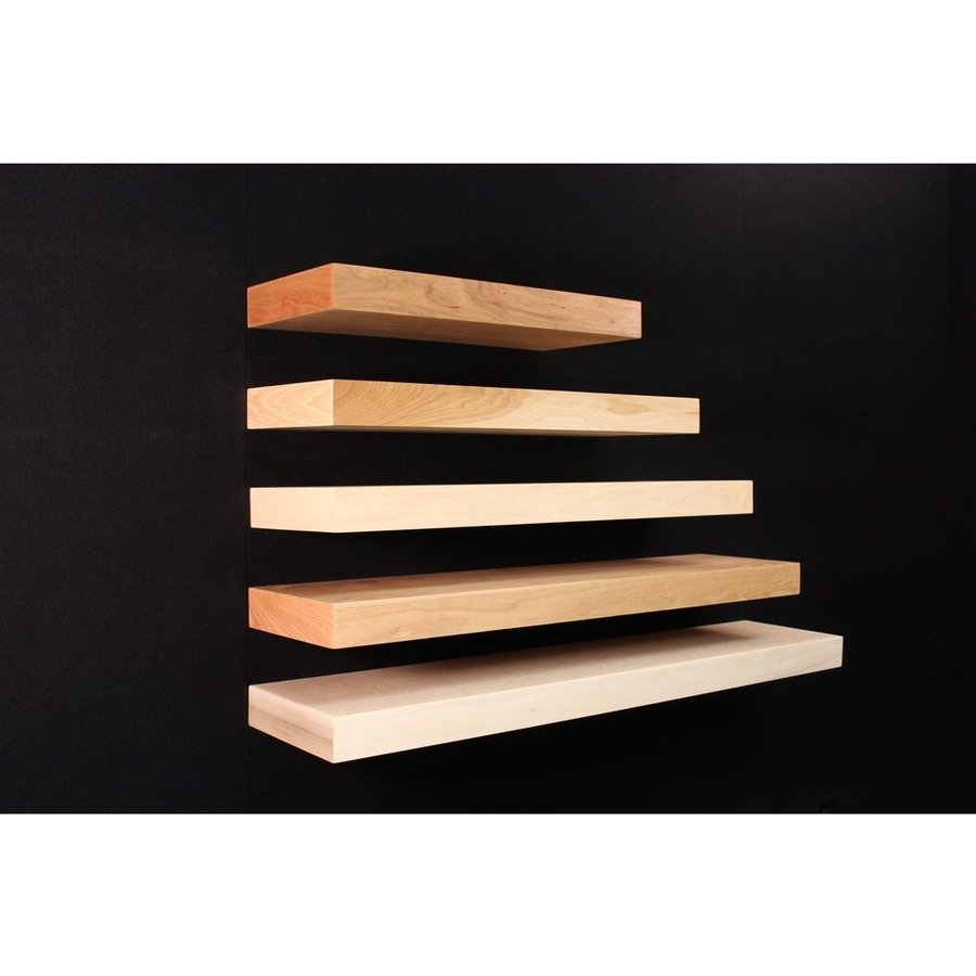 Omega National Products by Rev-A-Shelf FS01607UF1, Floating Wood Shelf ...