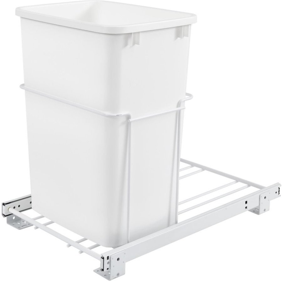 Rev-A-Shelf RV-18PB-1, 35 Quart Bottom Mount Single Trash Pull-Out ...