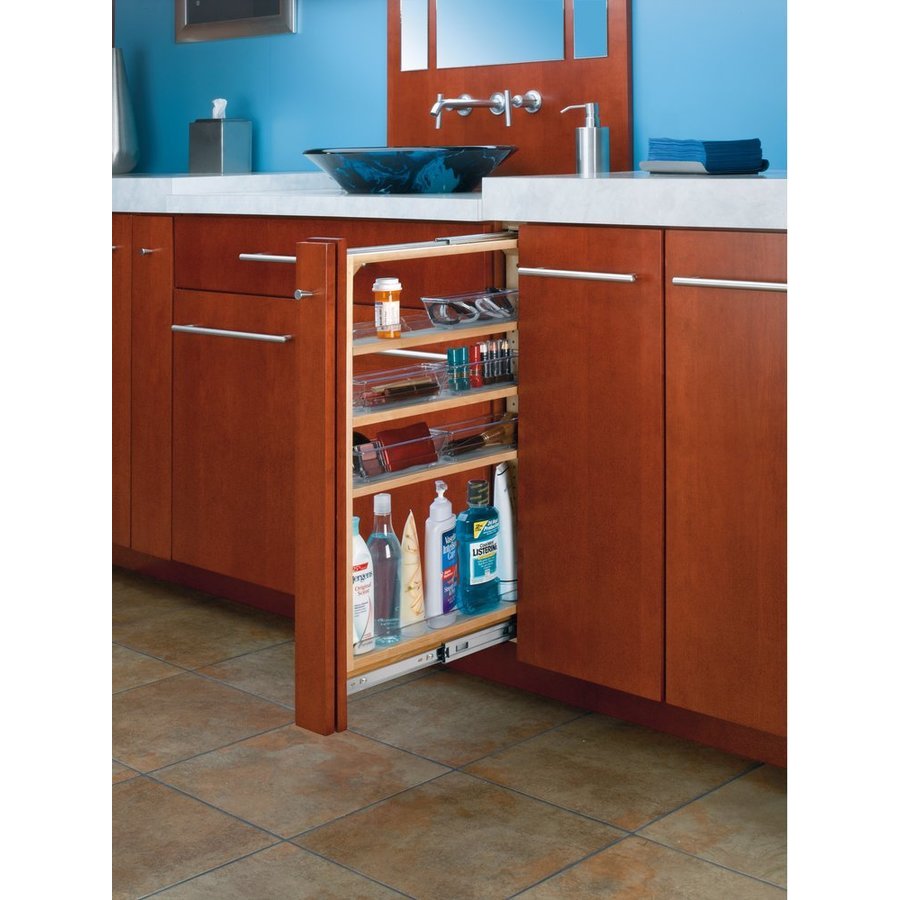 Rev-A-Shelf 432-VF30SC-3, 3 Inch Width Kitchen Base Cabinet, Desk ...