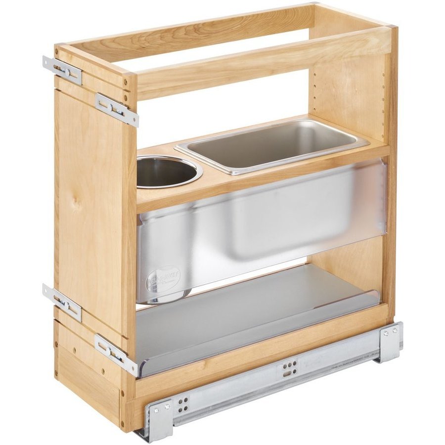 Rev-A-Shelf 445-VCG20SC-8, 8 Inch Width Vanity Grooming Pull-Out ...