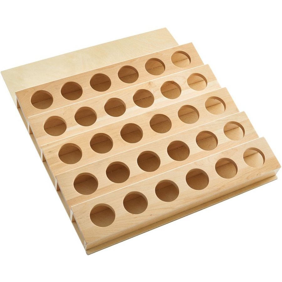 Rev-A-Shelf 4CDI-18-KCUP-1, 16 Inch K-Cup Custom Drawer Insert, Natural ...