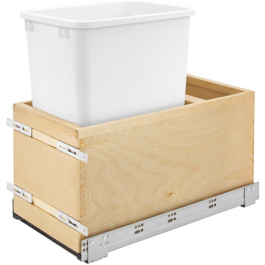 Rev-A-Shelf 4VLWCSC-1535DM-1, 35 Quart Undermount Single Trash Pull-Out ...