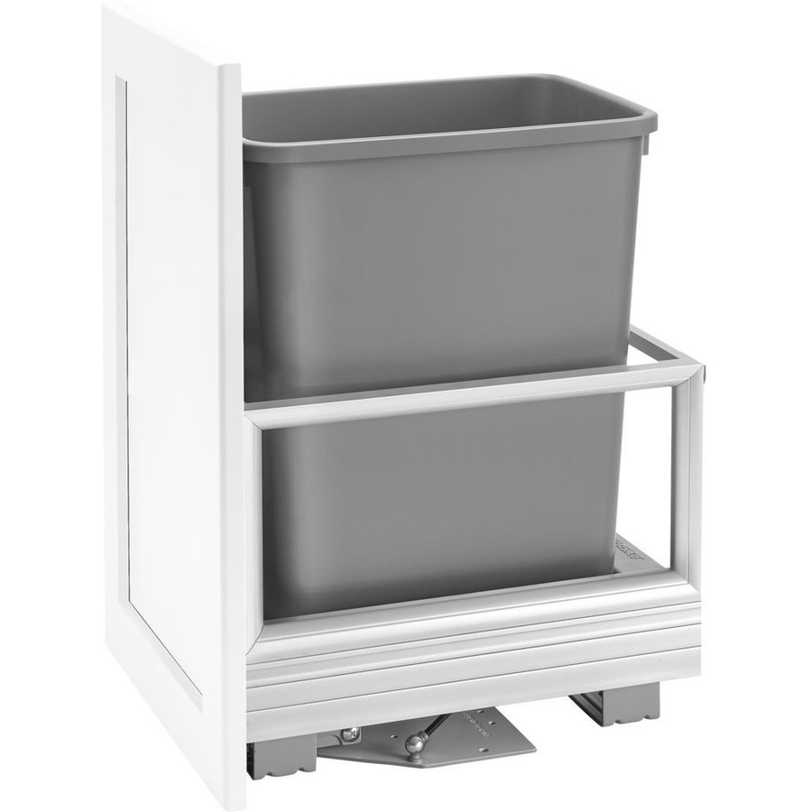 Rev-A-Shelf 5149-15DM18-117, 35 Quart Bottom Mount Single Trash Pull ...