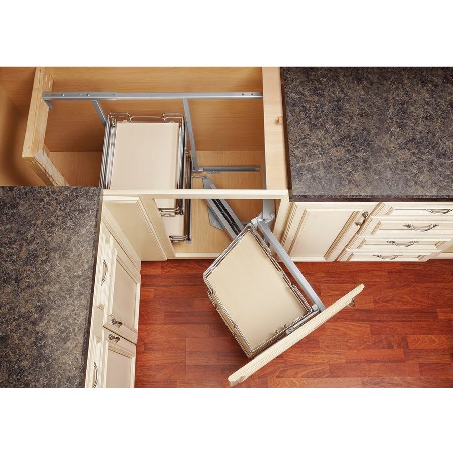 Rev-A-Shelf 599-18-LMP, 34 Inch Width 2-Tray Left Door Mount Blind ...