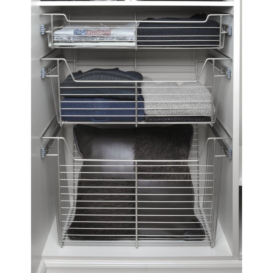 Rev-A-Shelf CBSL-181410SN-3, 18 Inch Width x 10-1/2 Inch Height Closet ...