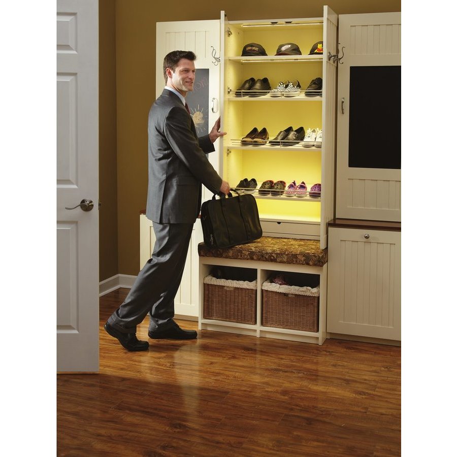 Rev-A-Shelf CSR-17CR-10, 17" Wire Shoe Rail Chrome Finish ...