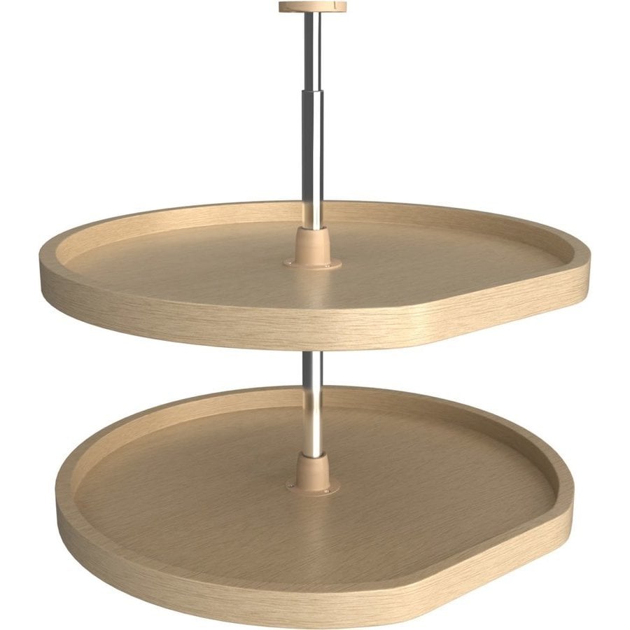 Rev-A-Shelf LD-4BW-262-28-1, 28 Inch Diameter D-Shape Banded Wood Lazy ...