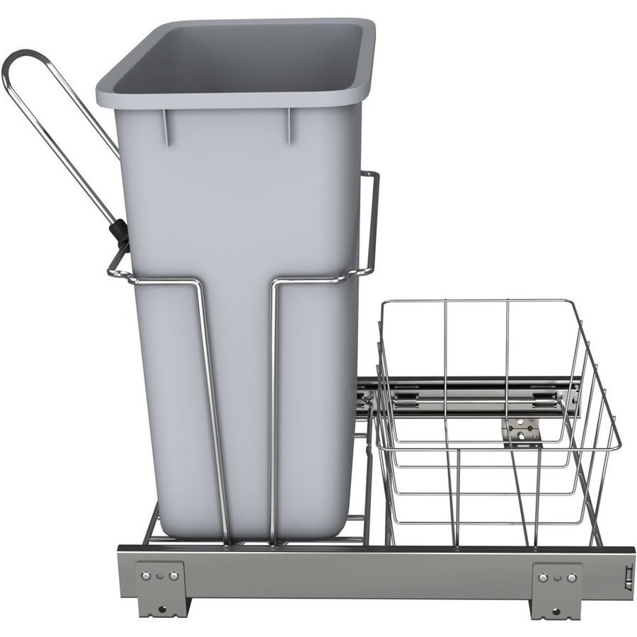 Rev-A-Shelf RUKD-1420RB-1, 20 Quart Single Trash Pull-Out Waste ...