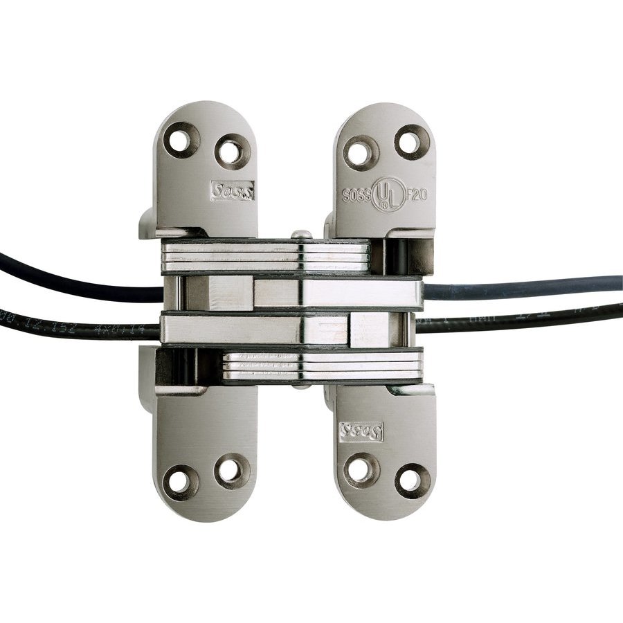 Soss 218PT1US15, #218 Power Transfer Invisible Hinge Satin Nickel ...