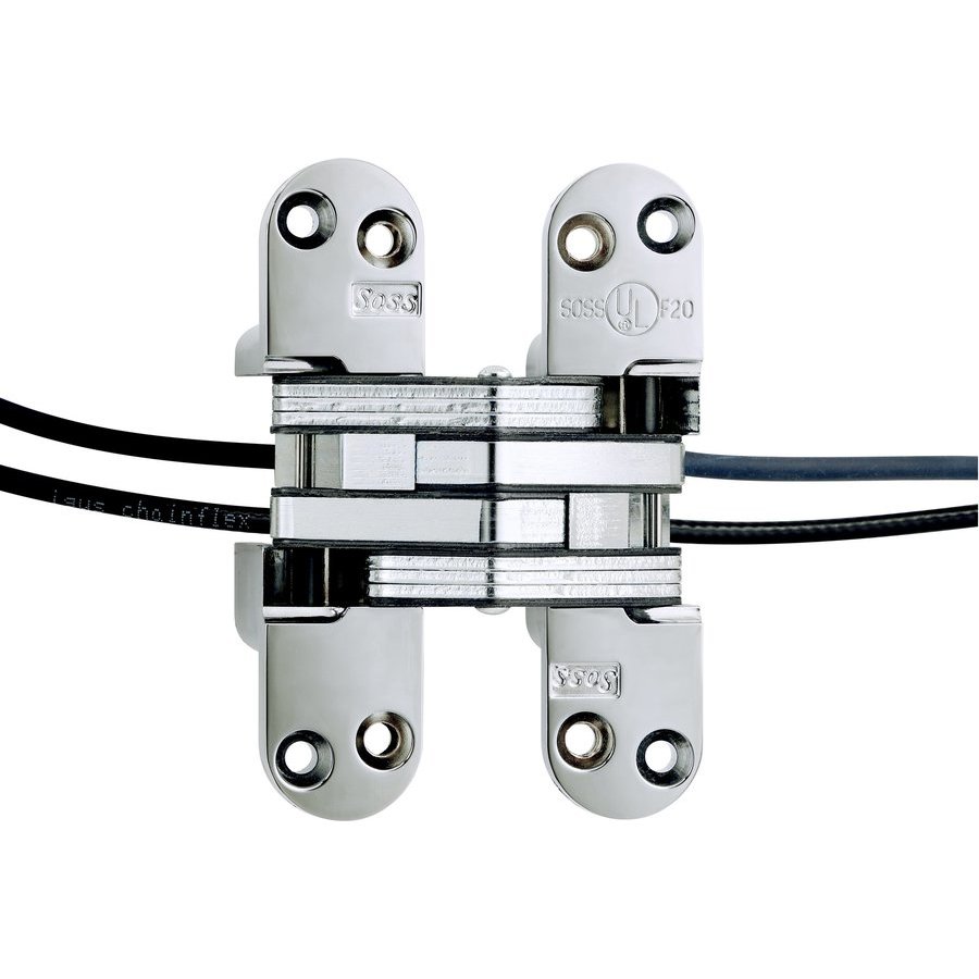Soss 218PT1US26, #218 Power Transfer Invisible Hinge Bright Chrome ...