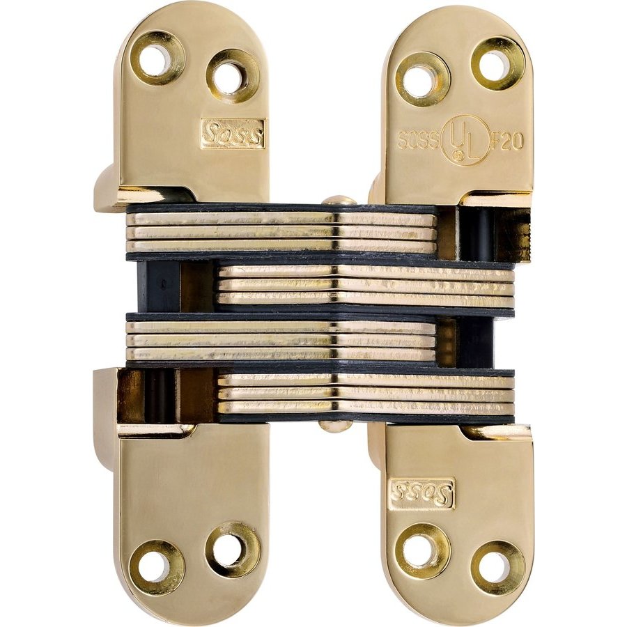 Soss 218FRUS3, #218 Fire Rated Invisible Hinge Polished Brass ...