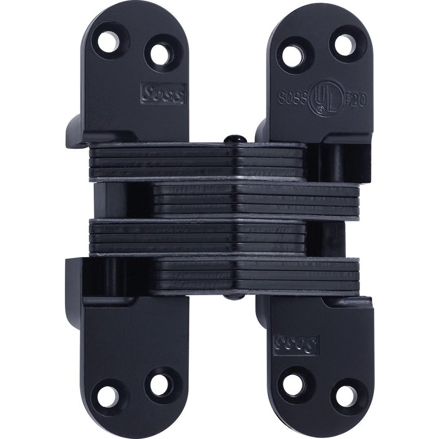 Soss 218FRUS19, #218 Fire Rated Invisible Hinge Black E Coat ...