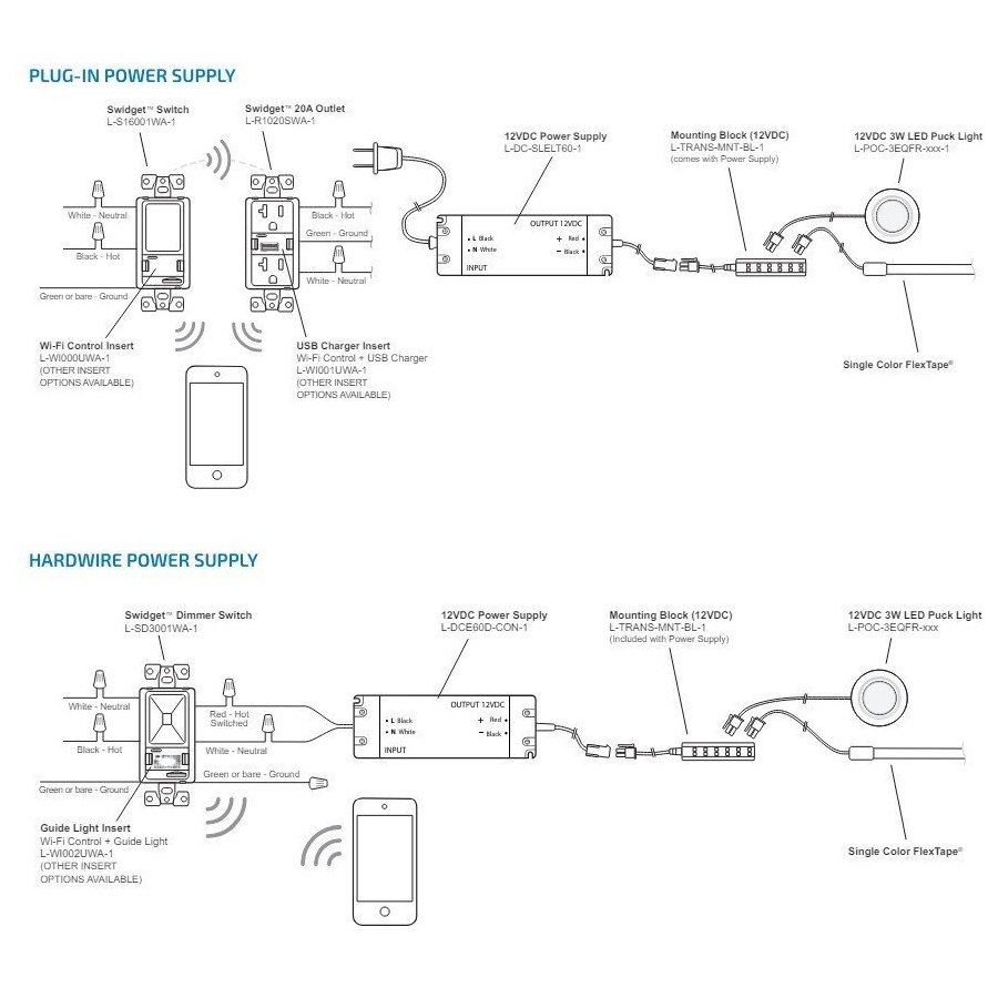 Tresco by Rev-A-Shelf L-WI004UWA-1, Final Sale, Swidget Wi-Fi Control ...