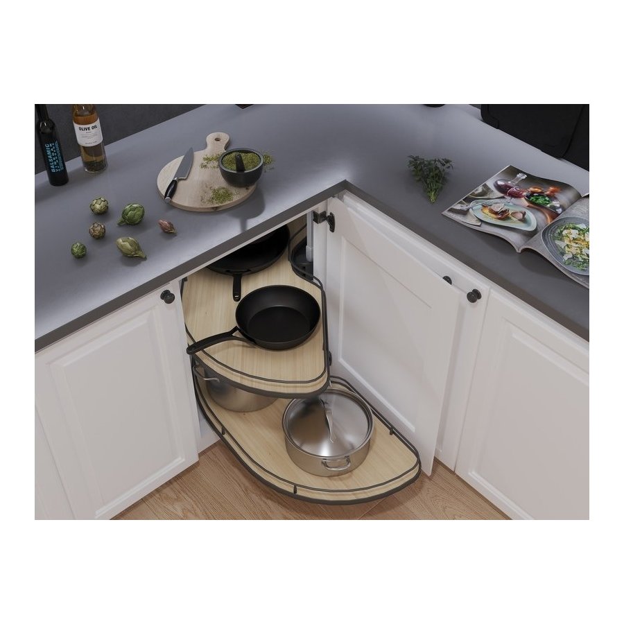 Vauth Sagel 90092000039, VS Cornerstone MaXX, 2 Tray Blind Corner Swing ...