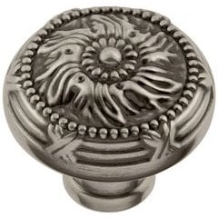 Belwith Keeler M2-9309, Ribbon and Reed Knob 1-1/4" Diameter Antique ...