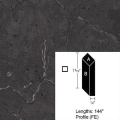 Wilsonart Crescent Bevel Edge Salentina Nero - 4 ft (Pack of 3) CE-CRE ...