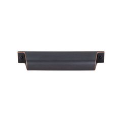 Top Knobs TK774UM, 5 Inch Center to Center Barrington Channing Cup Pull, Umbrio | CabinetParts.com
