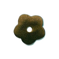 Top Knobs M1427, 1 Inch Length Aspen Backplate Flower, Medium Bronze | CabinetParts.com