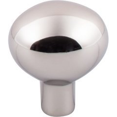 Top Knobs M2070, 1-7/16 Inch Length Aspen II Egg Cabinet Knob, Polished Nickel | CabinetParts.com