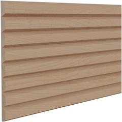 Brown Wood 1 Inch Slat Width, Single Bead Decorative Tambour for Slat ...