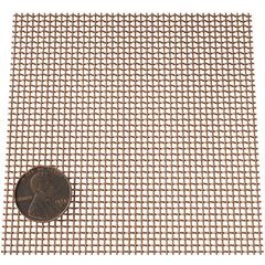 Brown Wood Fine Wire Mesh for Decorative Wire Grilles, 20 Inch L x 48 ...