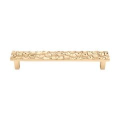 Top Knobs TK306BR, 6-5/16 Inch Center to Center Cobblestone Cabinet Pull, Brass | CabinetParts.com