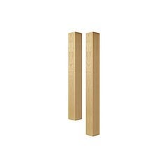 Brown Wood 01635010AK1, 5 Inch Square x 42.25 Inch Height Urban Square ...
