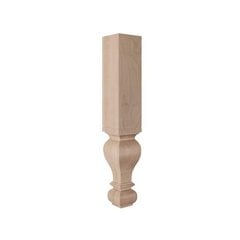 Brown Wood 01590227HM1, Large Diameter Gaelic Column Unfinished Hard ...