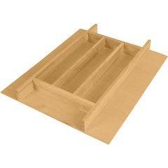 Hafele Elemental 16-1/4" Width x 19-3/4" Depth x 1" Height Knife Drawer ...