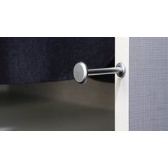 Hafele 808.71.601, Valet Rod 11-3/4" L, Matt Nickel | CabinetParts.com