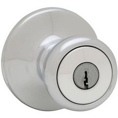 Kwikset 400T-15, Tylo Knob Entry Door Lock with New Chassis with 6AL Latch and RCS Strike, Satin ...