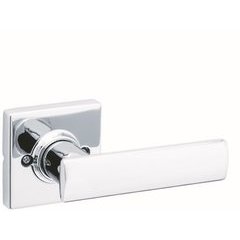 Kwikset 488BRNLRDT-26, Breton Door Lever Half Dummy with Round Rose ...
