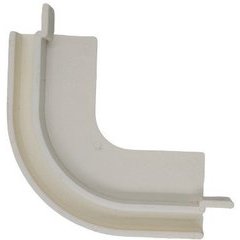 Omega National Products C51-BR, Flush Mount Tambour Door Track Corner ...