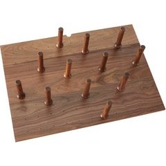 Rev-A-Shelf 4DPS-WN-2421, Small Walnut Drawer Peg System (9 Pegs ...