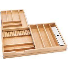 Rev-A-Shelf 4WTCD-15H-1, Two Tier, Double Cutlery Drawer for 15 Inch ...