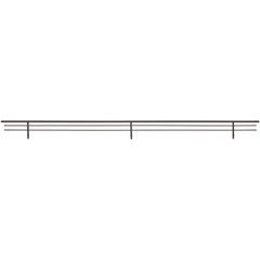 Rev-A-Shelf 17" Wire Shoe Rail Chrome Finish CSR-17CR-10 | CabinetParts.com
