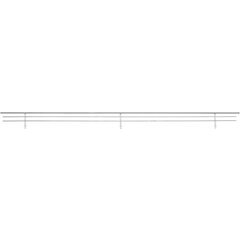 Rev-A-Shelf 23" Wire Shoe Rail Chrome Finish CSR-23CR-10 | CabinetParts.com