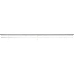 Rev-A-Shelf 23" Wire Shoe Rail Chrome Finish CSR-23CR-10 | CabinetParts.com