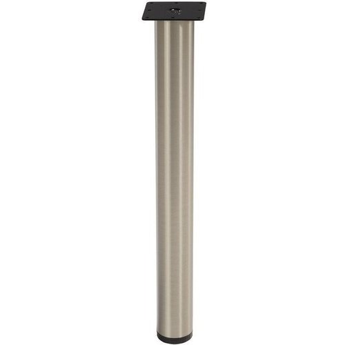 Hafele 635.53.471, 3 Inch Diameter, 28 Inch Height E-Leg- Satin Nickel ...