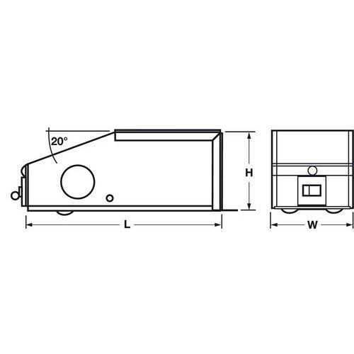 Hafele Basik LED Dimmable Magnetic Transformer, 120V - 100 Watt 833.02. ...
