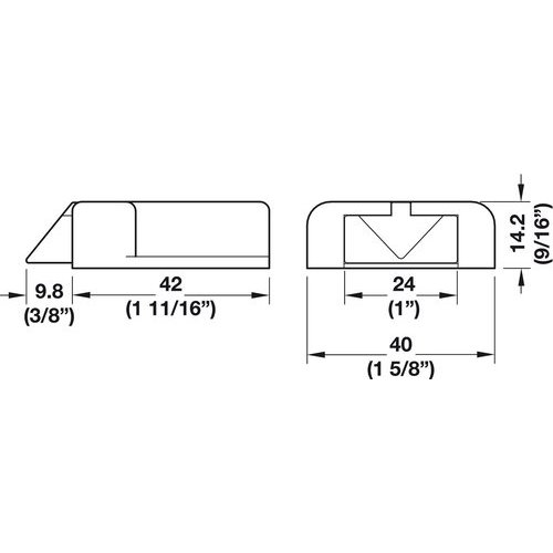 Hafele 833.89.143, Loox LED Modular Universal Door Captive Switch ...