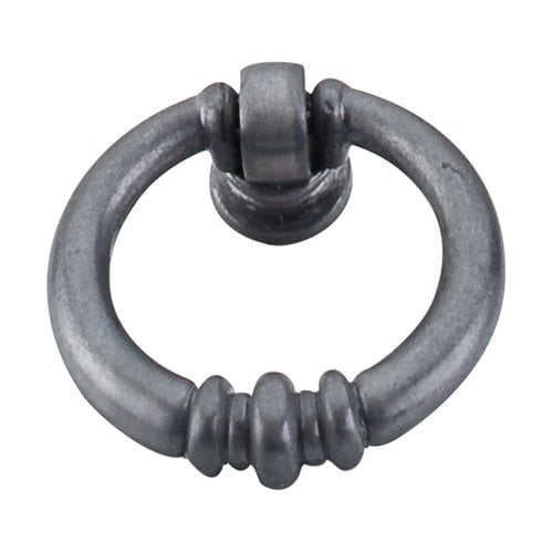Top Knobs M177, 1-5/8 Inch Length Tuscany Newton Ring Pull, Pewter Light | CabinetParts.com