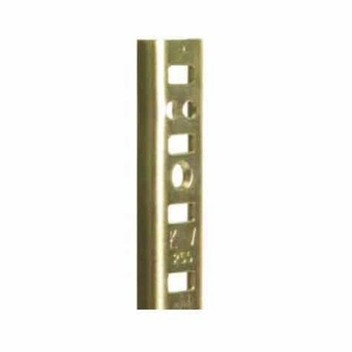Knape and Vogt 255 BR 48, KV #255 Steel Pilaster Strip-Brass 48 ...