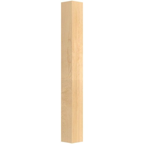 Brown Wood 01624010CH1, 4" Square Island Column Unfinished Cherry ...