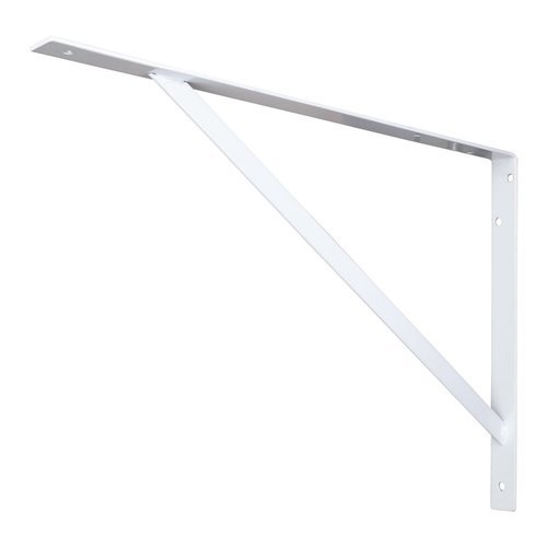 Hardware Resources 1421WH, Heavy Duty Shelf Utility Bracket, White ...