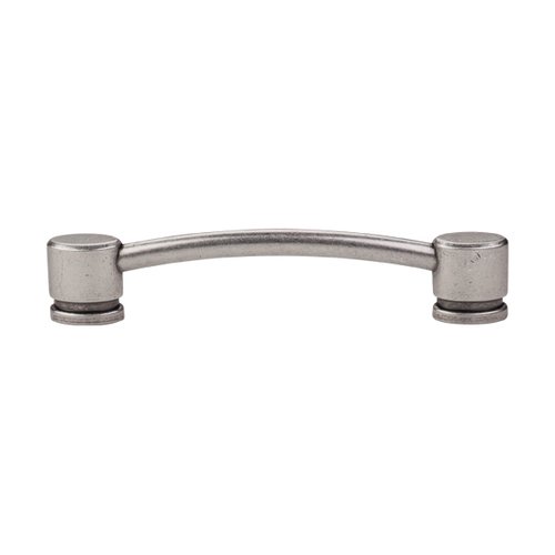 Top Knobs TK64PTA, 5 Inch Center to Center Sanctuary Oval Thin Cabinet Pull, Pewter Antique ...