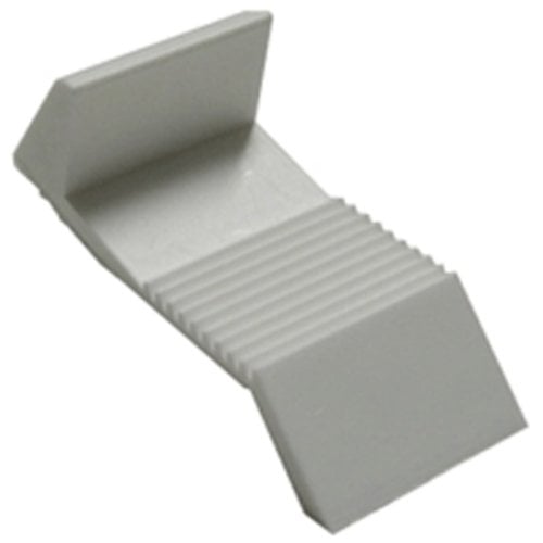 5MM Locking Clip White Plastic Sold per Hundred | CabinetParts.com