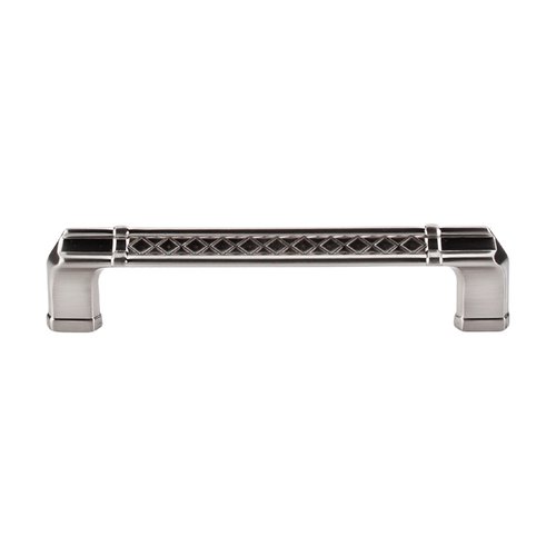 Top Knobs TK206BSN, 5 Inch Center to Center Tower Bridge Bridge Cabinet Pull, Brushed Satin ...