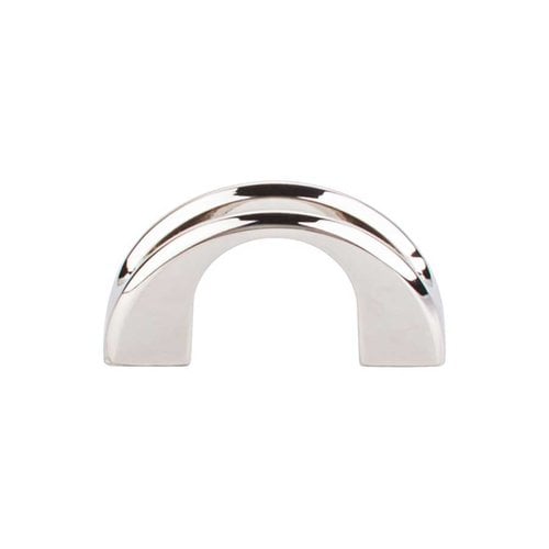 Top Knobs TK617PN, 1/2 Inch Width Mercer Tango Finger Pull, Polished Nickel | CabinetParts.com