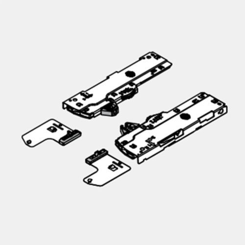 12 Inch Length Movento S1 Tip-On Blumotion Push-To-Open Unit with ...